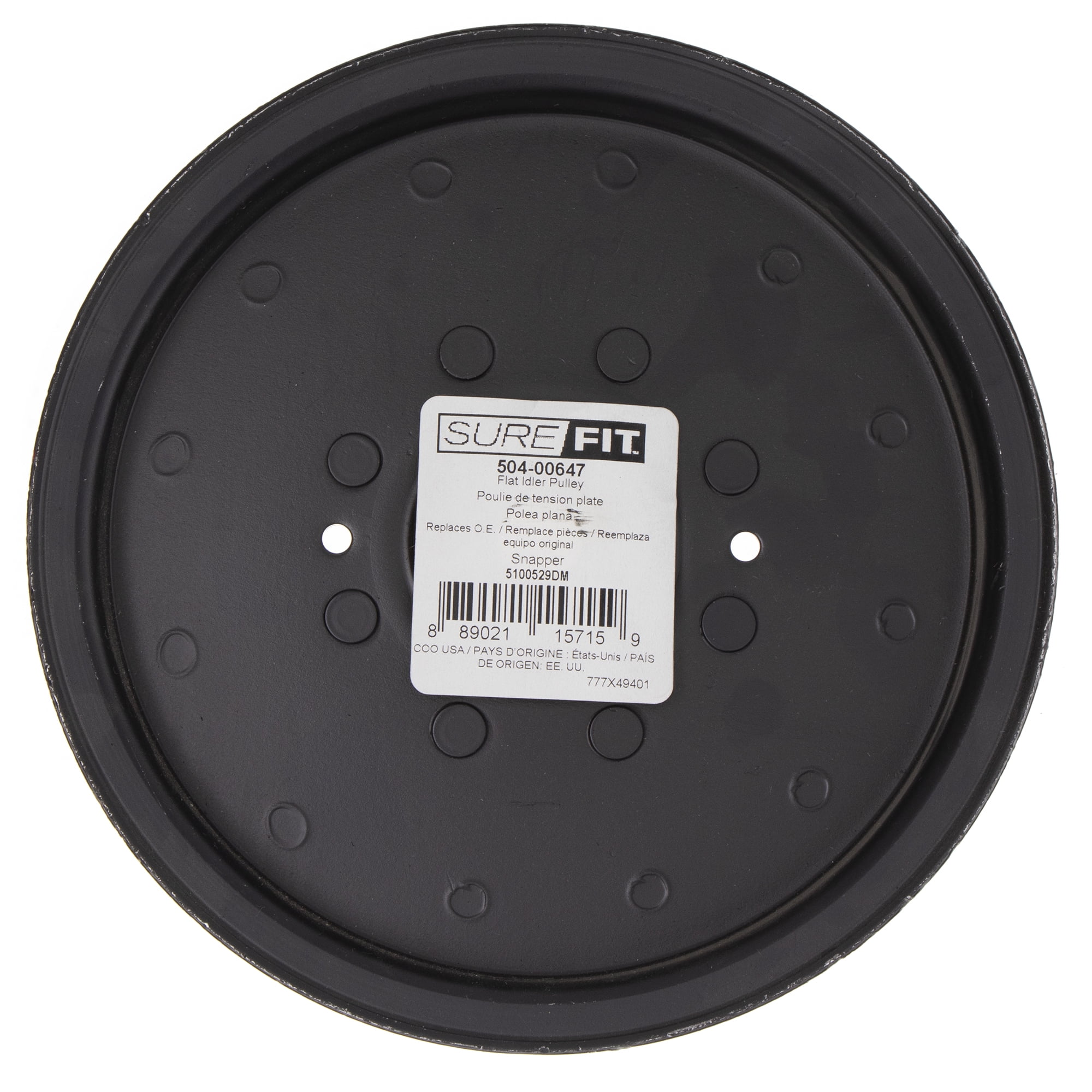 SureFit Flat Idler Pulley Snapper Simplicity 5100529SM ZT4000 Zero-Turn ...