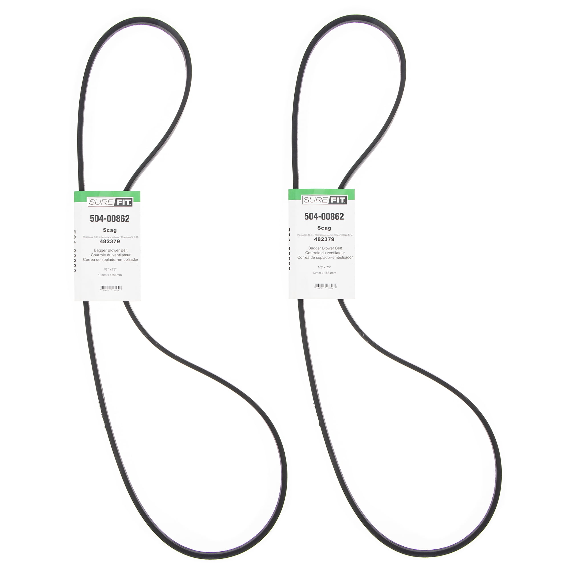 SureFit Grass Catcher Blower Drive Belt 482379 Scag Turf Tiger GC-STT ...
