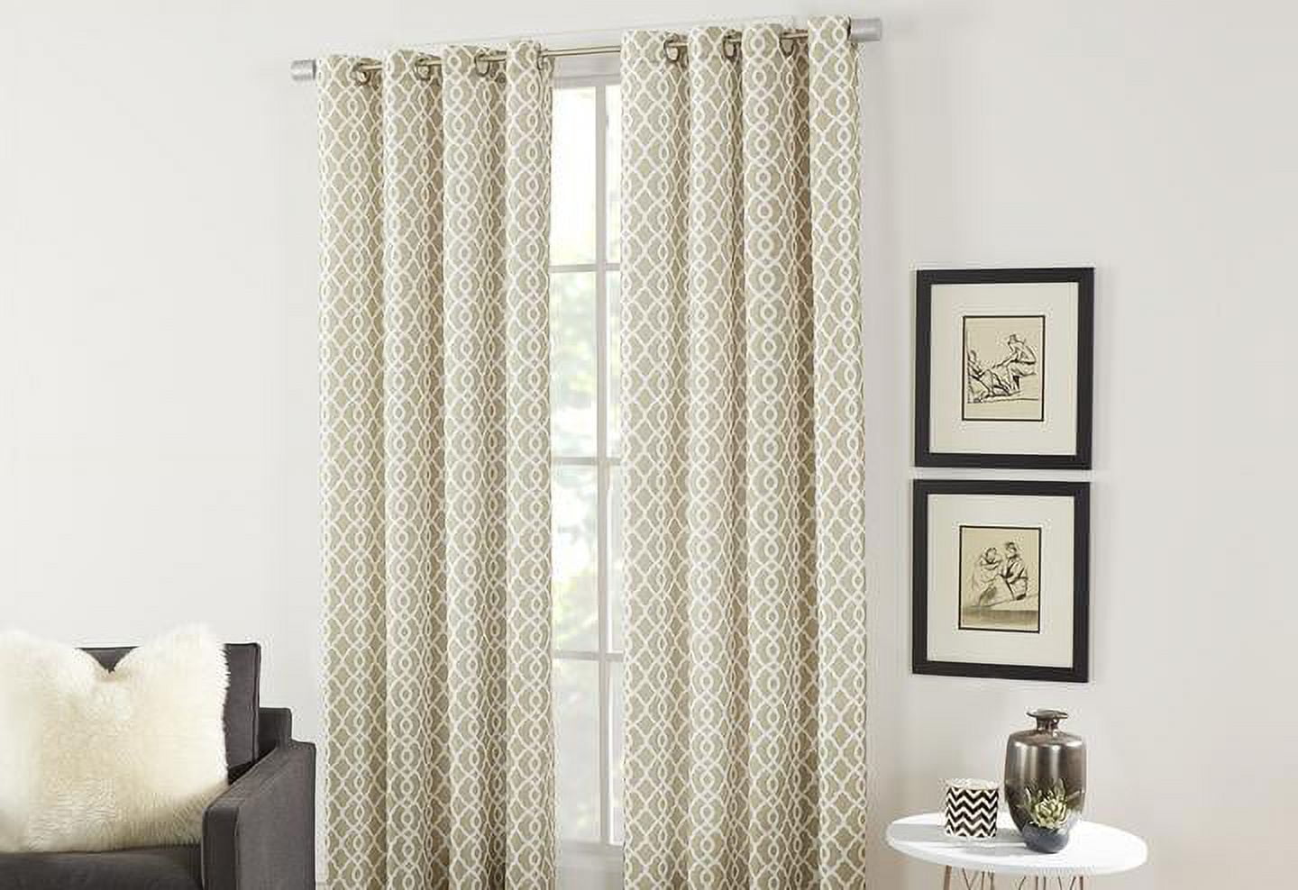 SureFit Home Décor Lara Grommet Drapery Panel Pair - Walmart.com