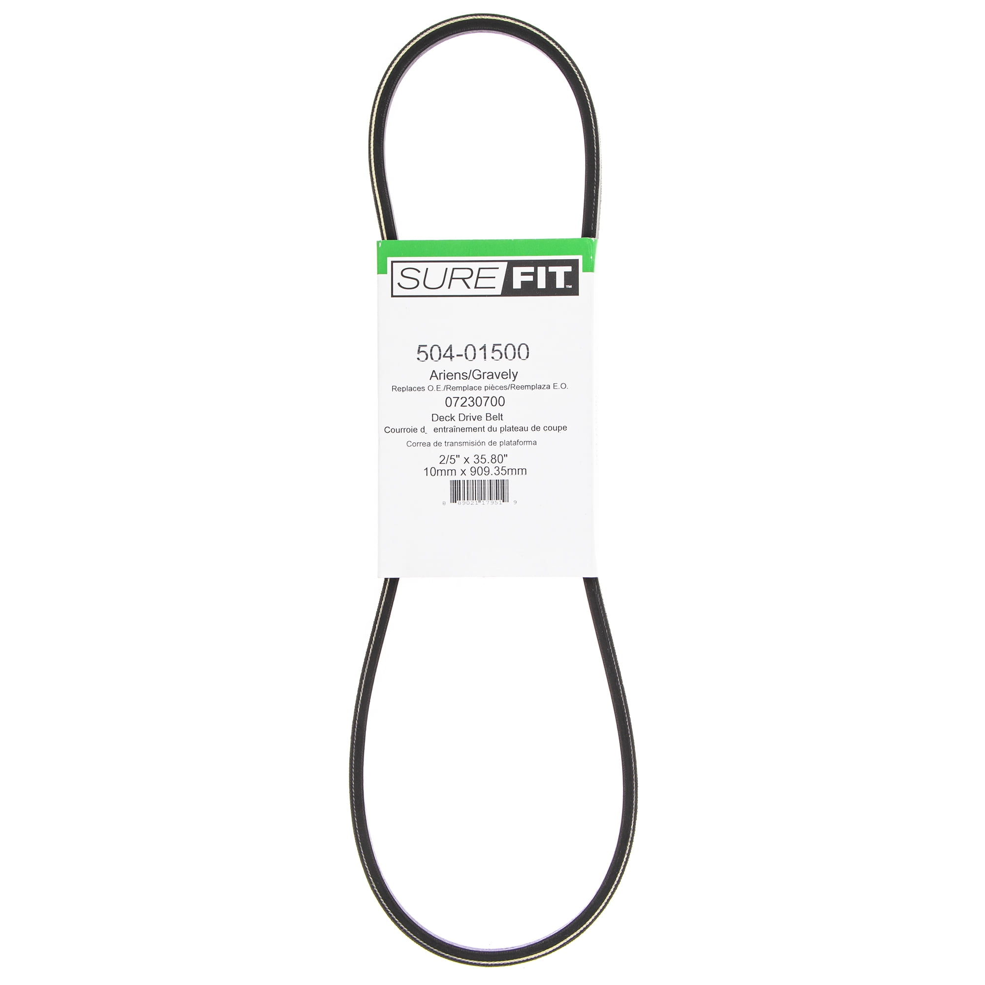 SureFit Transaxle Drive Belt for Ariens 07230700 EZR 1440 1540 1640 ...