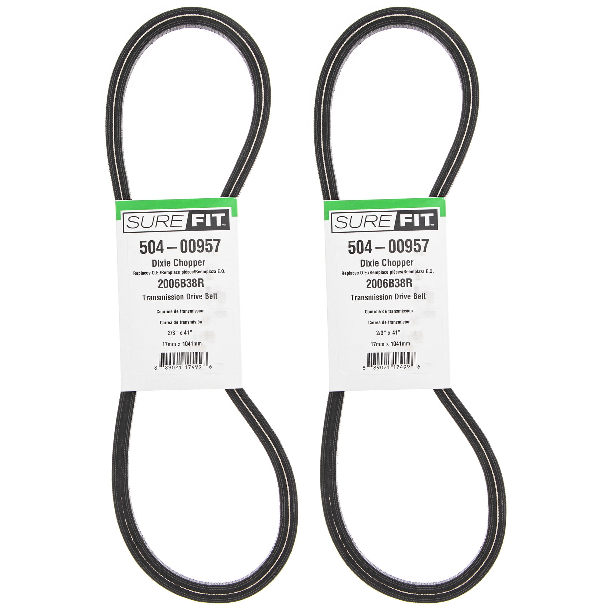 SureFit Transmission Drive Belt Dixie Chopper 2006B38R Magnum ...