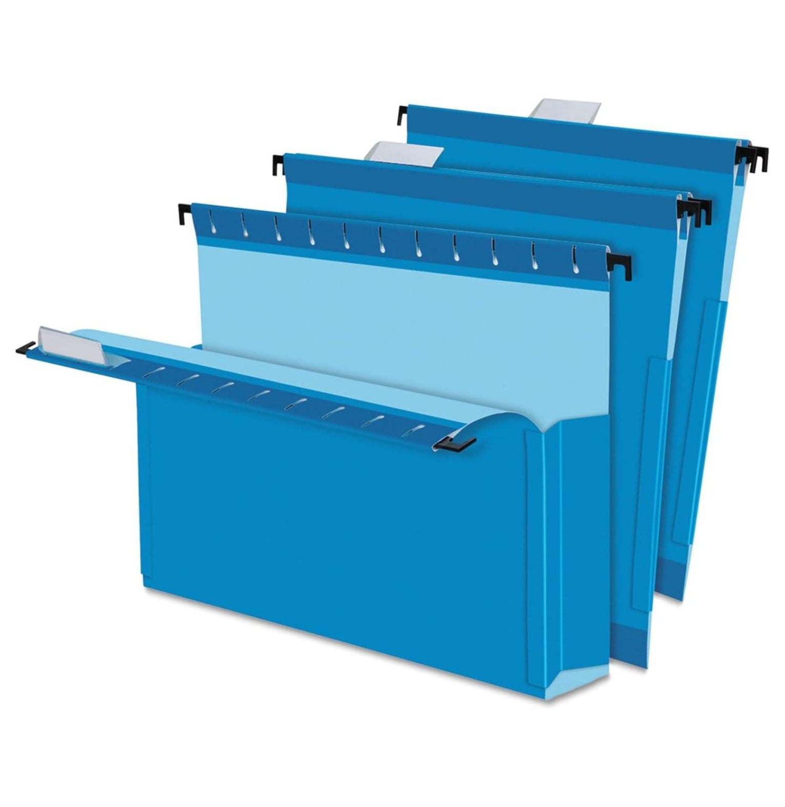 SureHook Hanging Box File, 2-Inch Exp, Letter Size, Blue, 25/Box (59202 ...