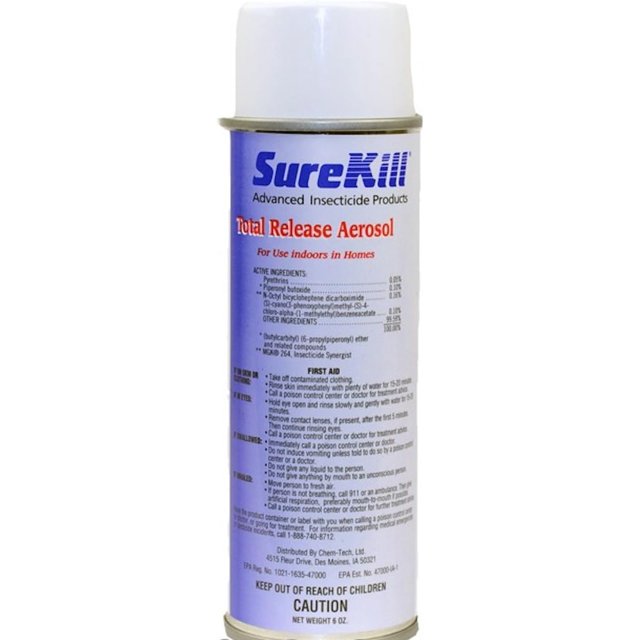 SureKill Total Release Aerosol 6 Oz - Walmart.com