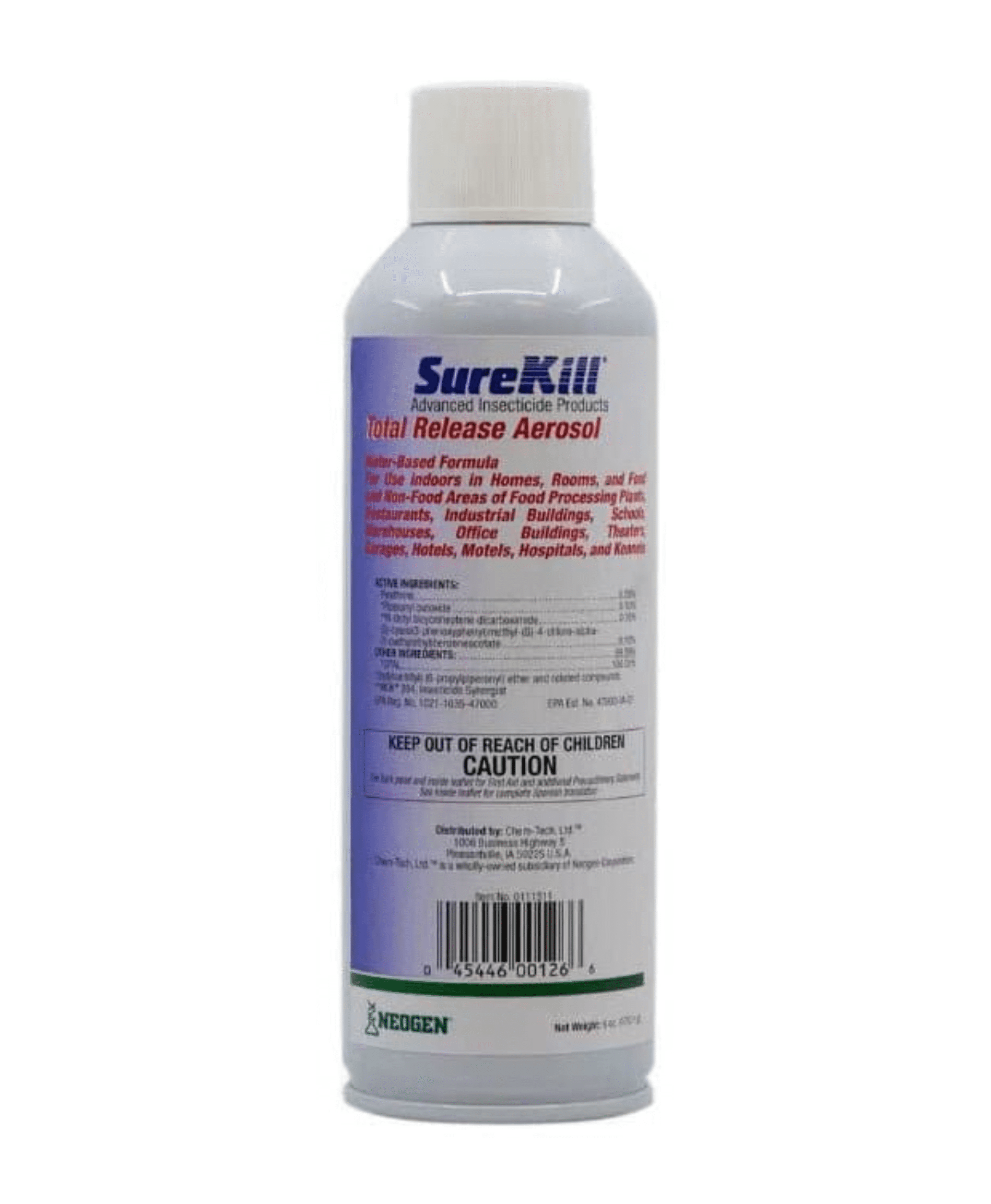 Neogen SureKill Total Release Fogger, 6 oz Aerosol, Indoor Bug Spray, Kills Ants, Cockroaches ...