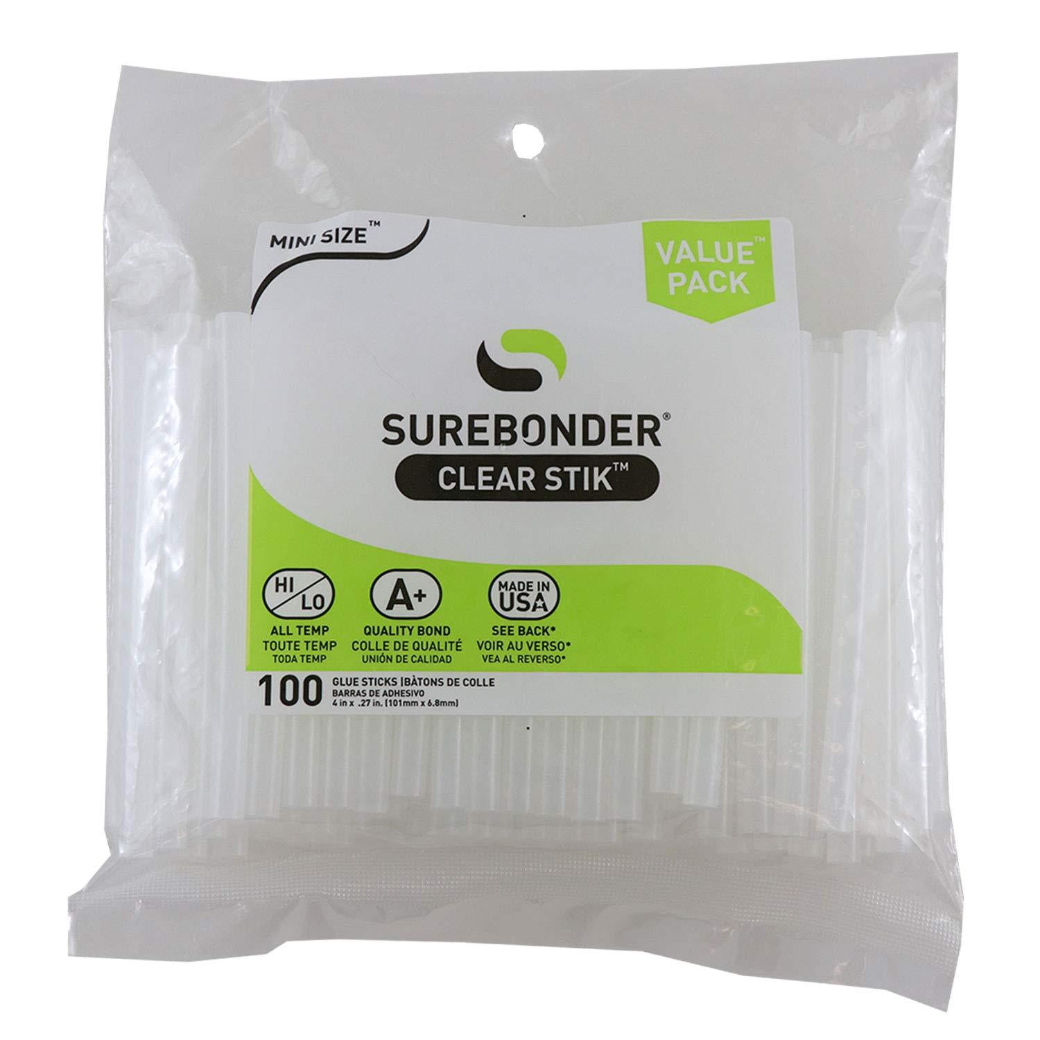 Surebonder DT-100 Made in the USA All Purpose Stik-Mini Glue Sticks-All ...