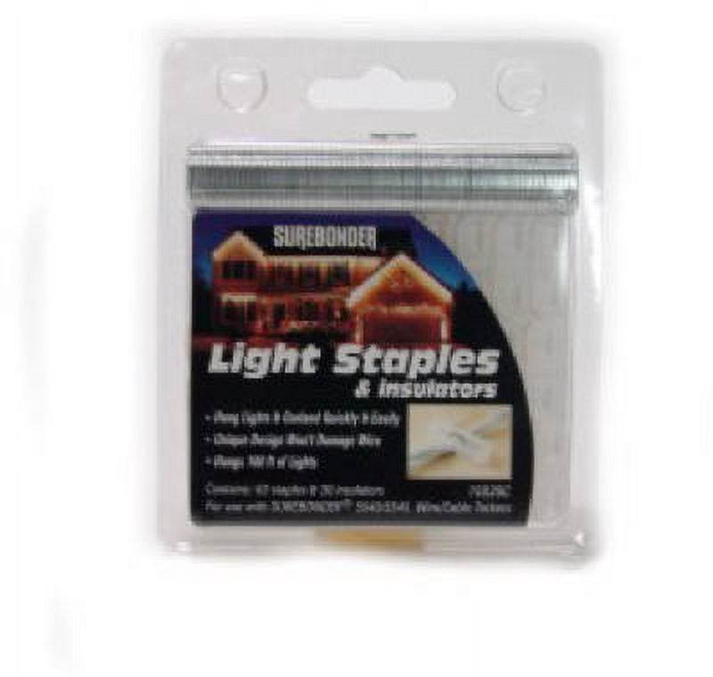 Surebonder Holiday Light Staple/Insulator, Each - Walmart.com