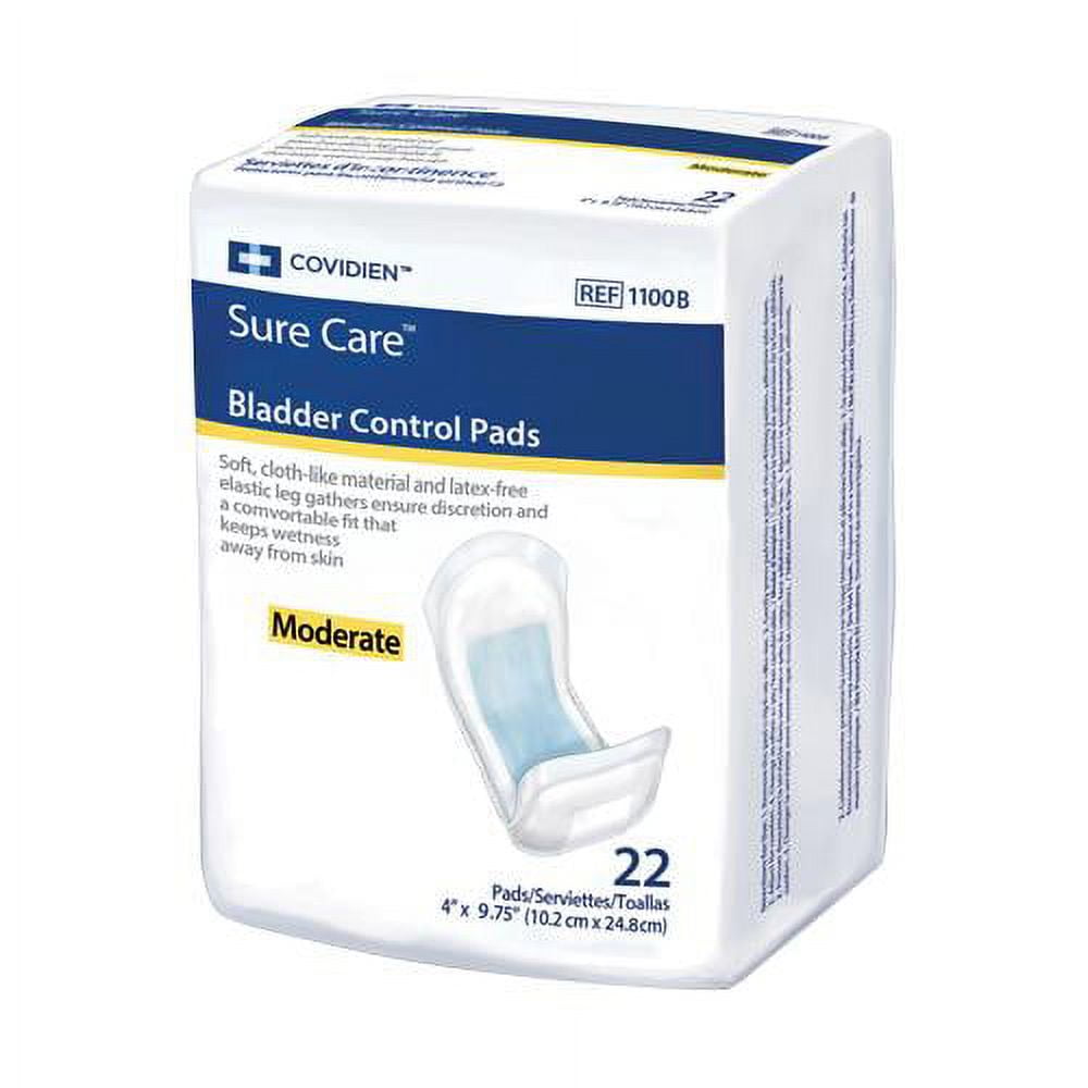 Surecare Bladder Control Pad 12-1/2 Inch Length, Heavy Absorbency ...