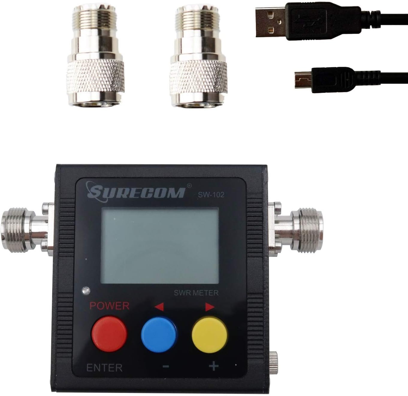 Surecom Sw 102 Digital Vhf Uhf 125 525mhz Antenna Power And Swr Meter