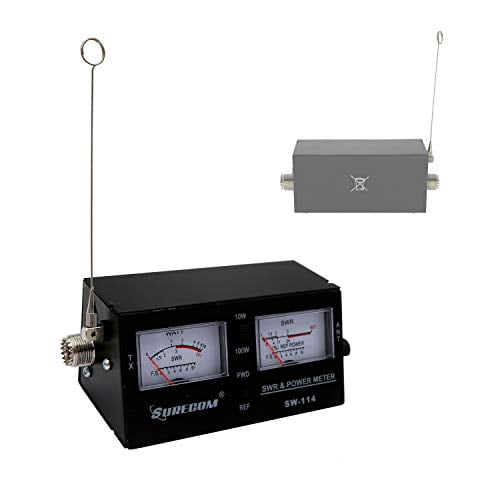 Surecom SW- SWR RF Field Strength Test Meter with SO-239 UHF Connector ...