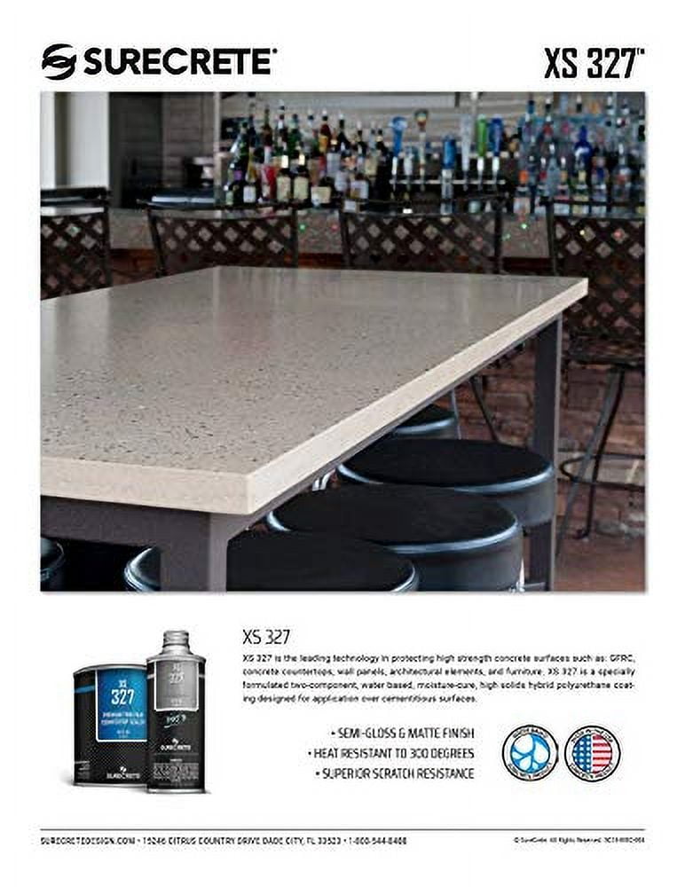 Surecrete XS-327 Concrete Countertop Sealer Matte Finish Food Safe ...