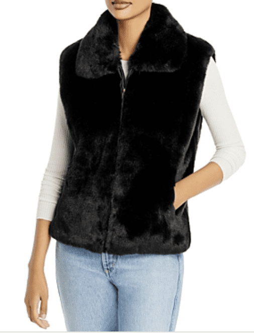 Surell Faux Fur Vest - Walmart.com