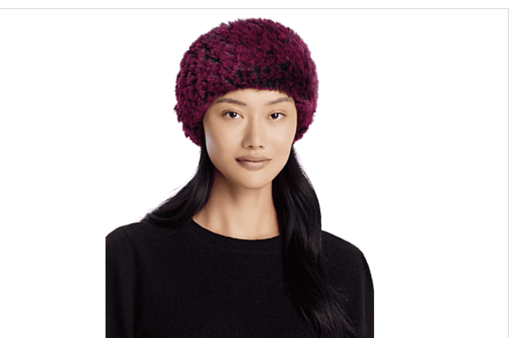 Surell Rex Rabbit Faux Fur Knit Headband - Walmart.com