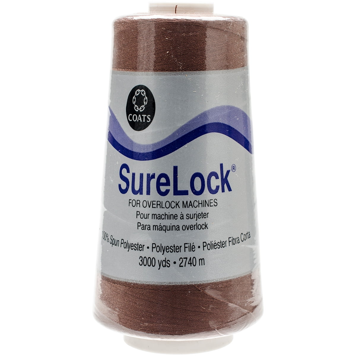 Surelock Overlock Thread, 3,000yd - Dark Brown - Walmart.com