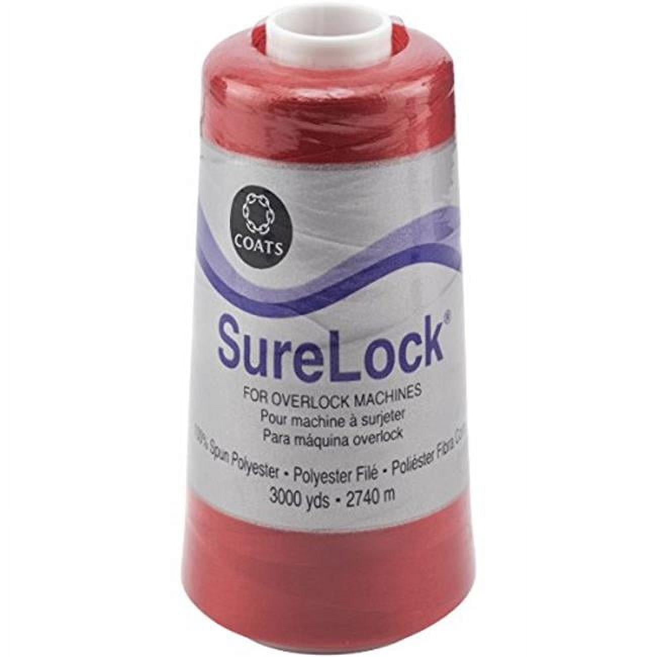 Coats Surelock Overlock Thread 3,000yd-Tomato - Walmart.com