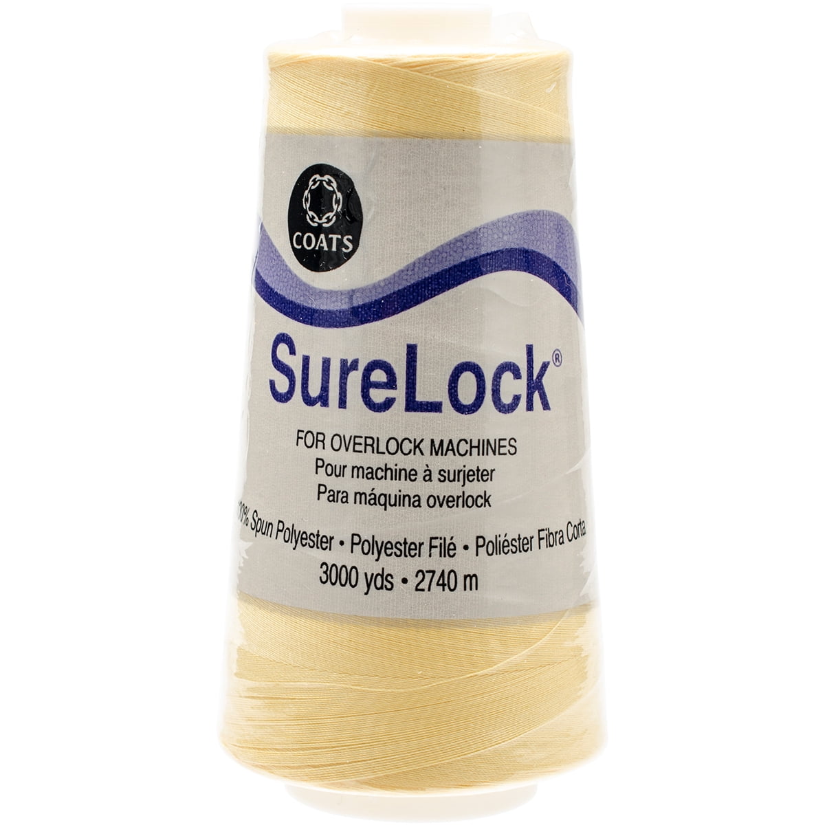 Surelock Overlock Thread, 3,000yd - Yellow - Walmart.com
