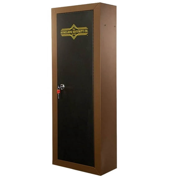 Surelock Security 8 Long Gun Safe, Key Lock, Wall Secure, DIY Assembly ...