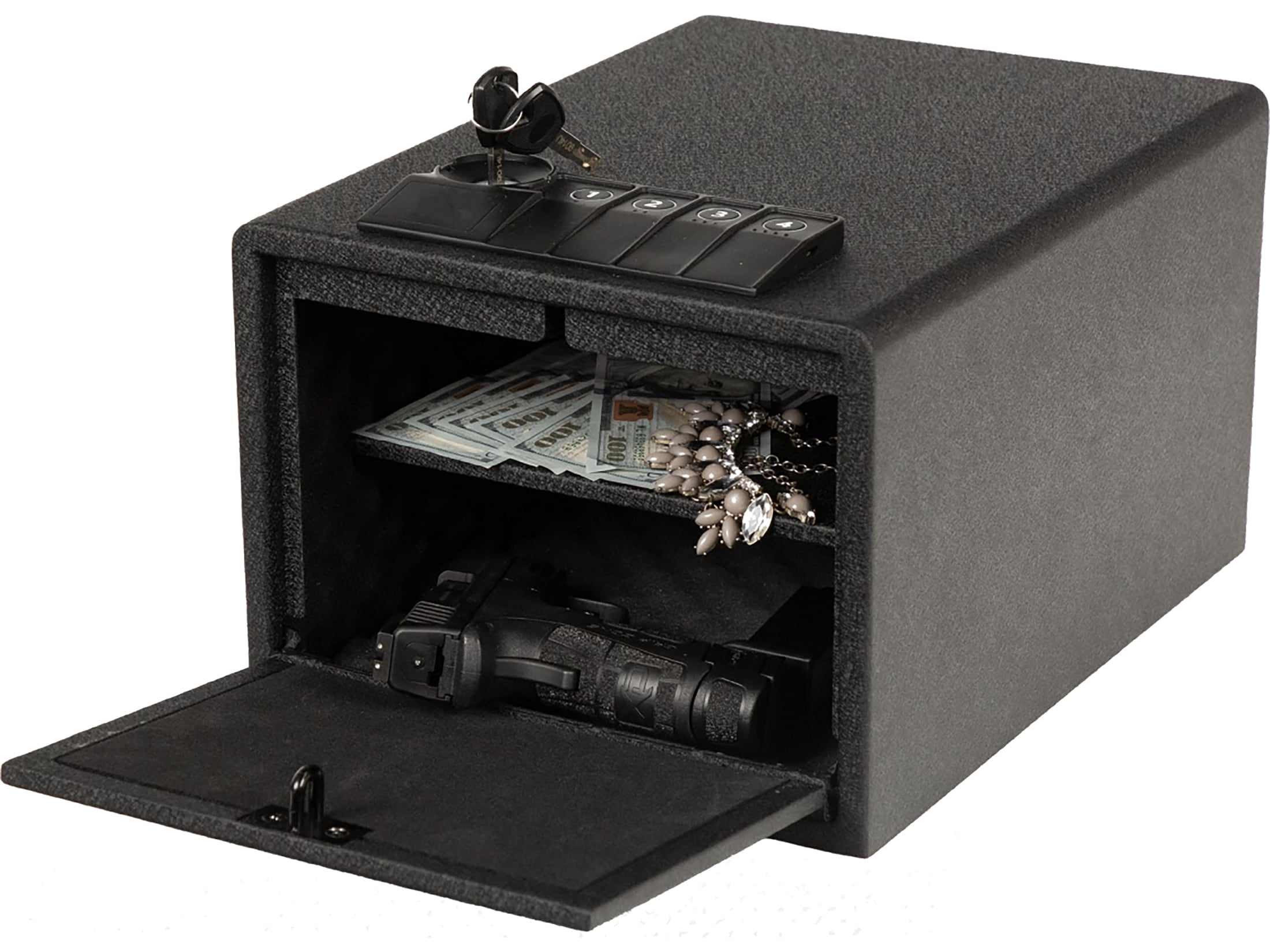 Surelock Security Co. Quick Access 2 Gun Safe, Digital + Biometric ...