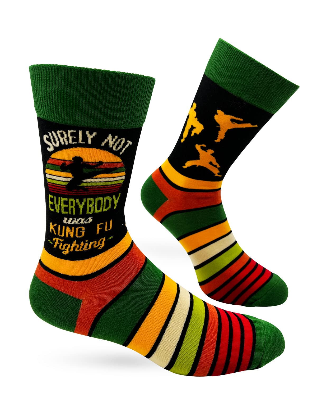 Surely Not Everybody Was Kung Fu Fighting Funny Words Men's Novelty ...