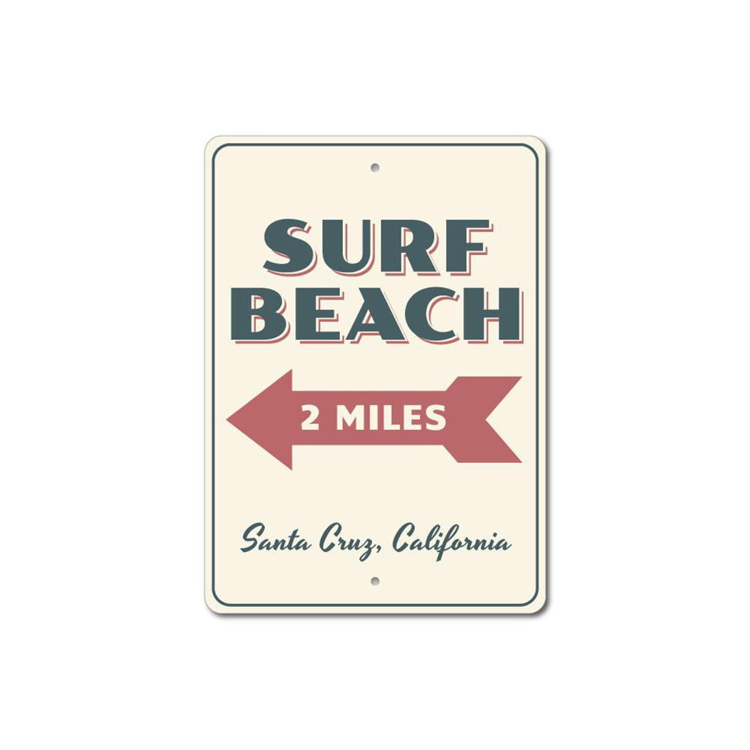 Surf Beach Sign, Beach Arrow Sign, Favorite Beach Sign, Beach Condo ...