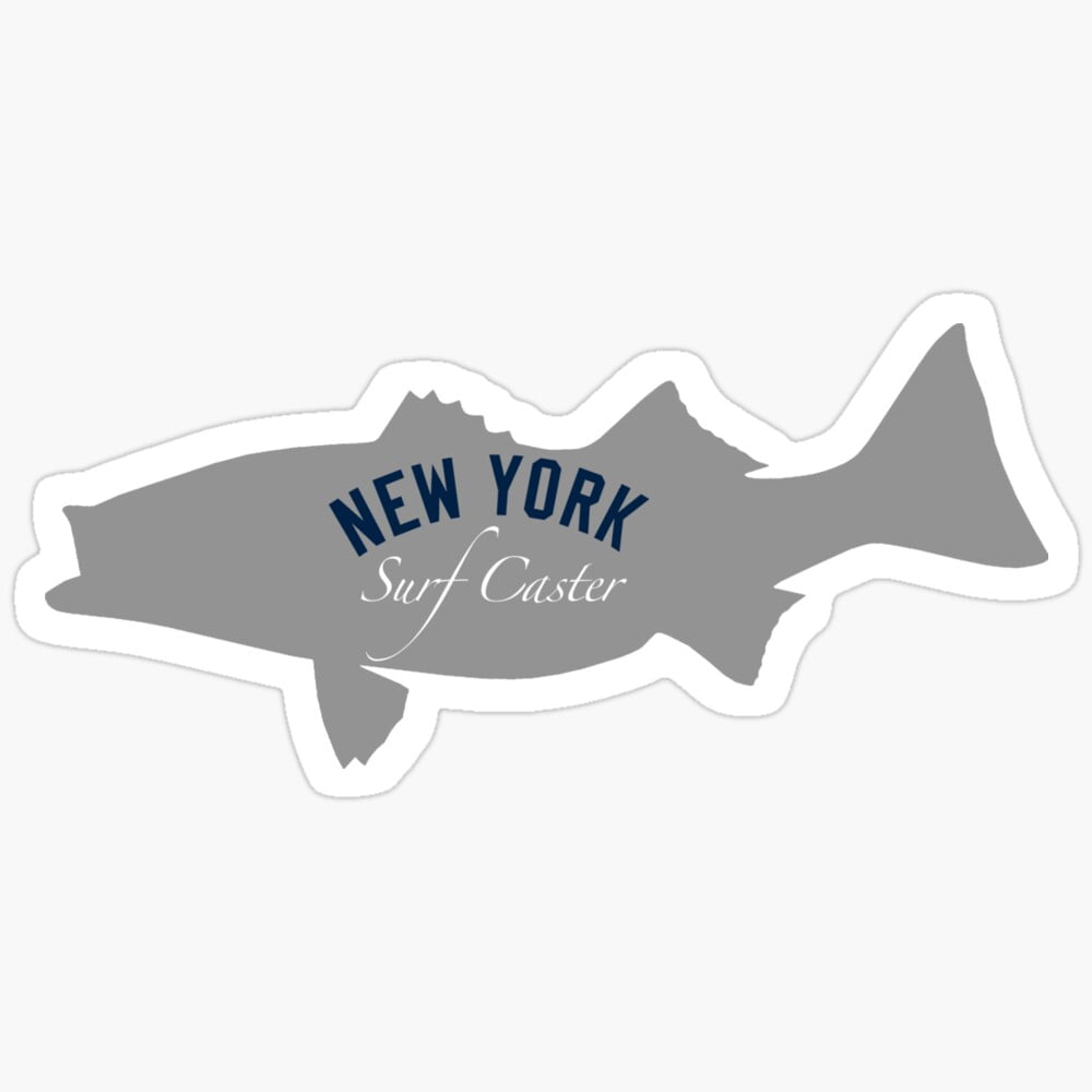 Surf Caster - Ny Sticker Phone Decal Water Bottle Stickers Car Decals ...