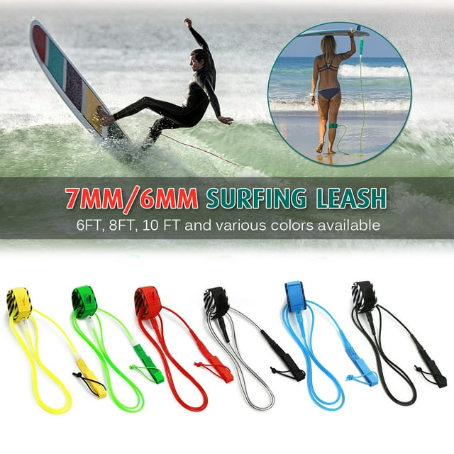 Surf Leash,Swivel Rope 6ft/8ft/10ft Surf Smooth Steel 8ft / 10ft 6ft ...