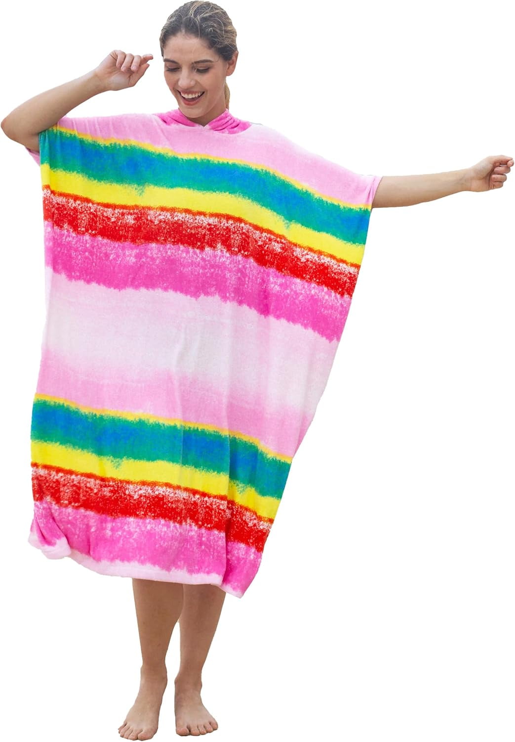 Surf Poncho Changing Towel Robe for Adults Men Women, Water Absorbent ...