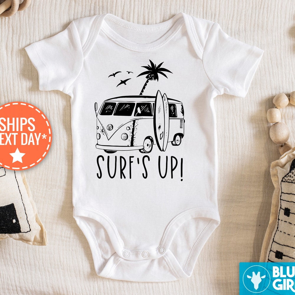 Surf'S Up Baby Onesie, Baby Shower Gift, Surf Baby Onesie, Hipster Baby ...
