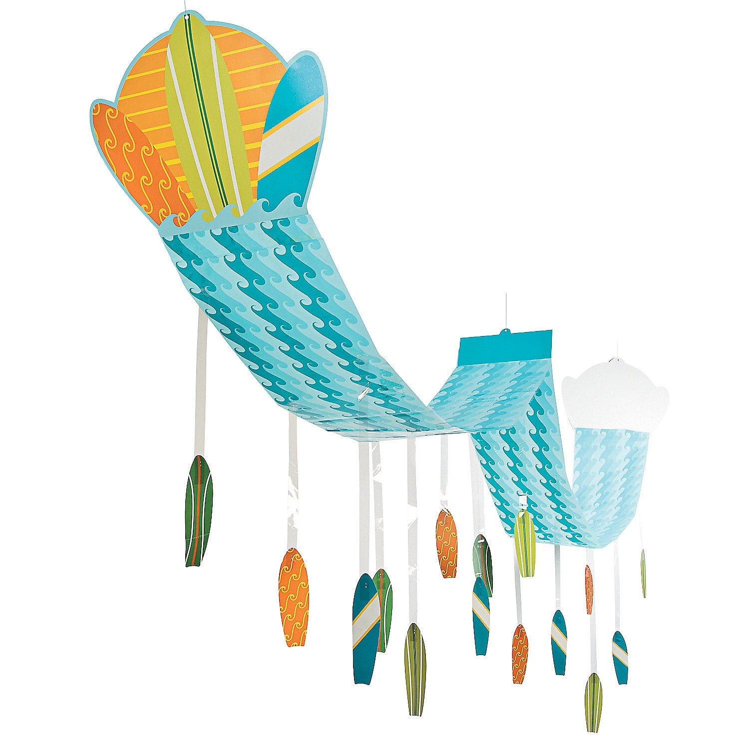 Surf'S Up Waves Ceiling Decor - Party Decor - 1 Piece - Walmart.com