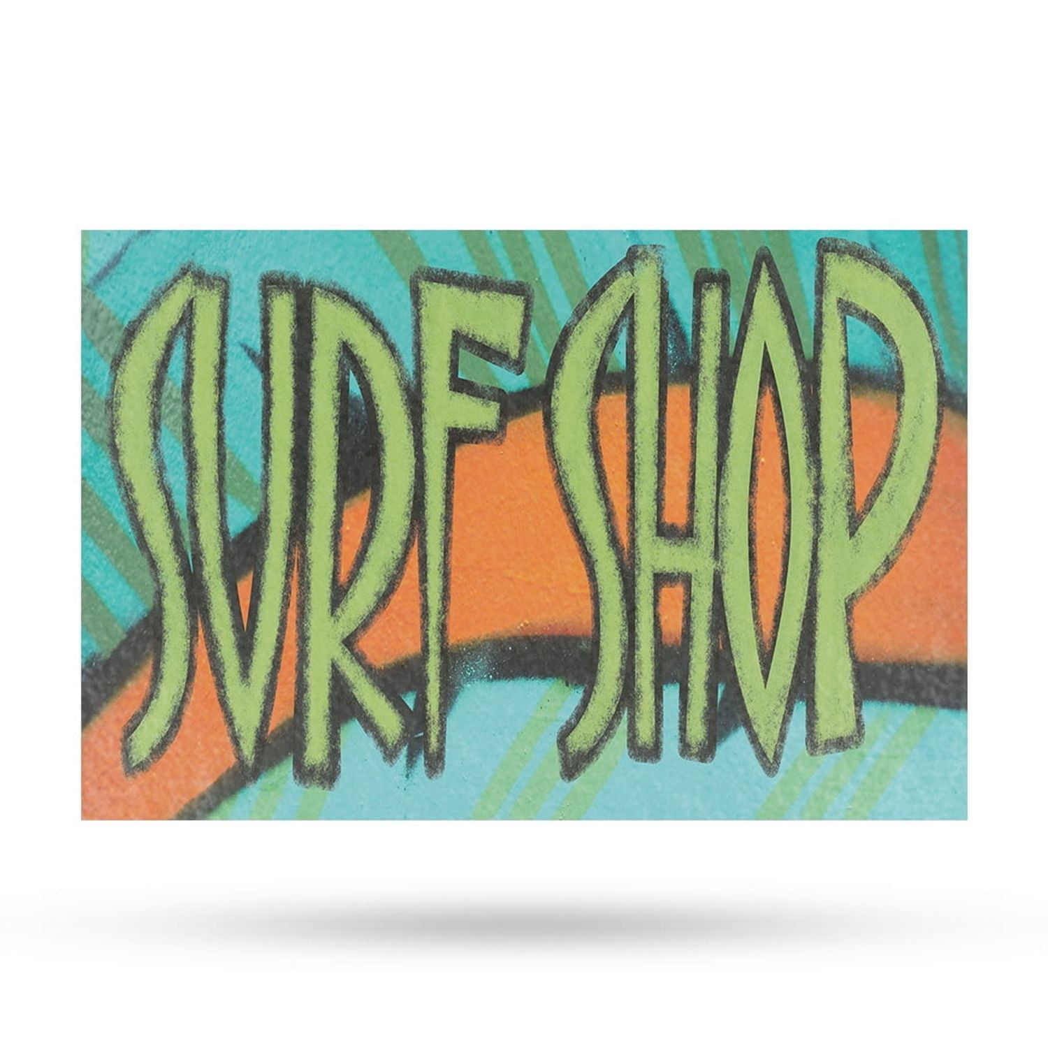 Surf Shop Vinyl Decal 18 Inch x 24 Inch Weatherproof Heavy-Duty ...