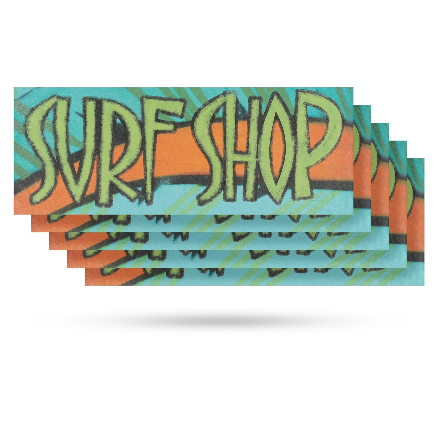 Surf Shop Vinyl Decal 5 Pack of 24 Inch x 9 Inch Weatherproof Heavy ...