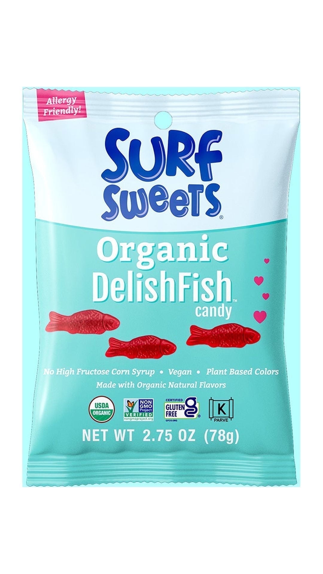 Surf Sweets Organic DelishFish Candy - 2.75 oz - Walmart Business Supplies
