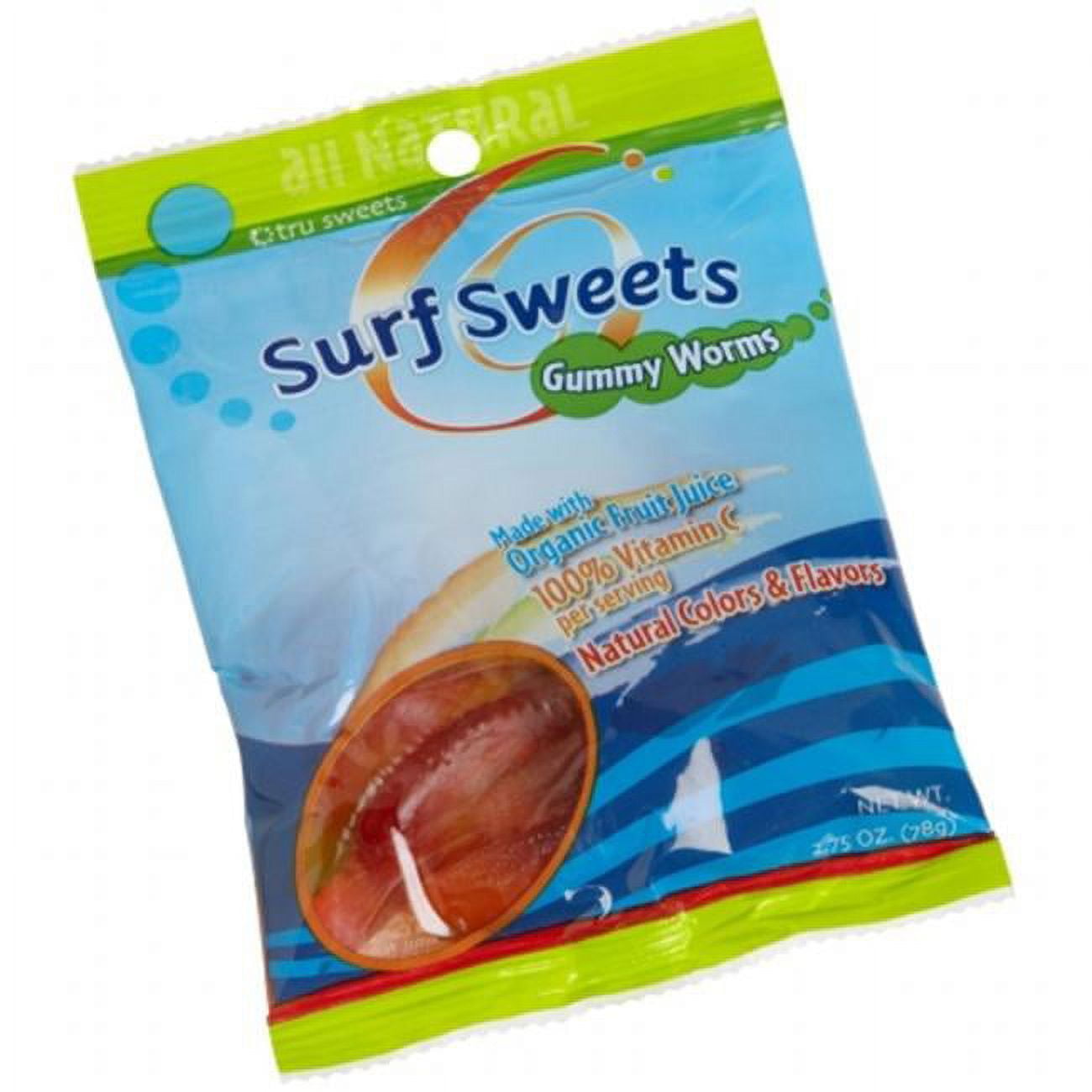 Surf Sweets Organic Gummy Worms - Walmart.com