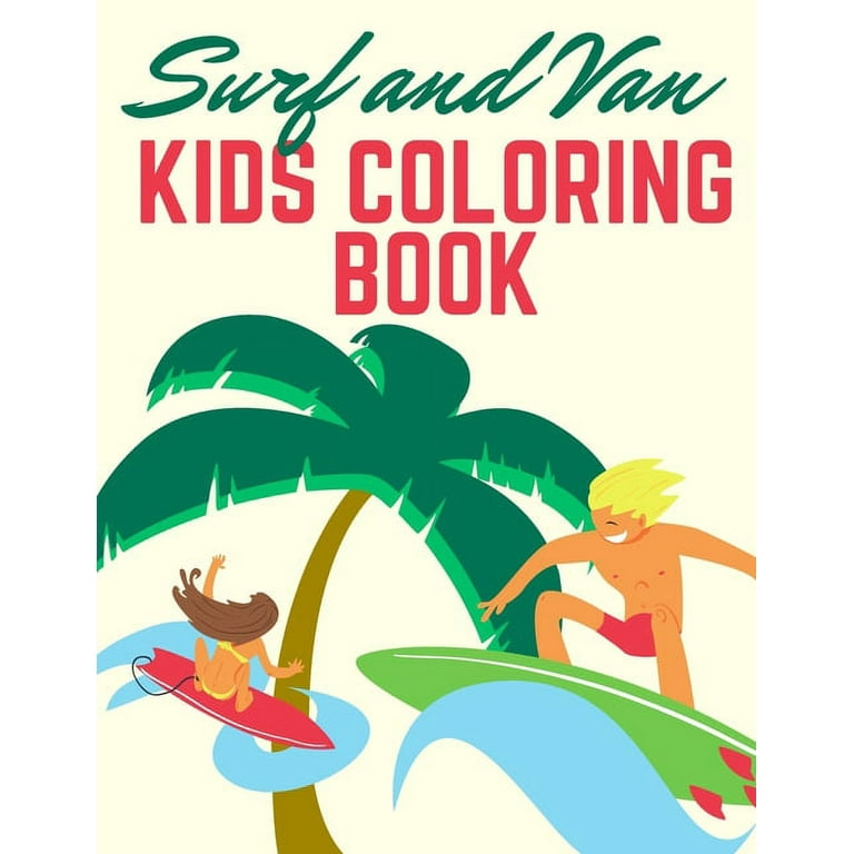 girl surfing coloring pages