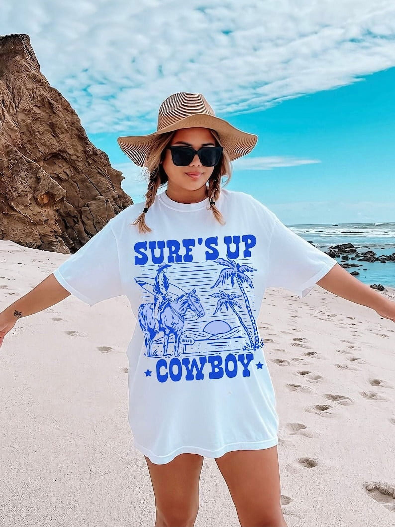 Surf's Up Cowboy Tee UNISEX - Walmart.com