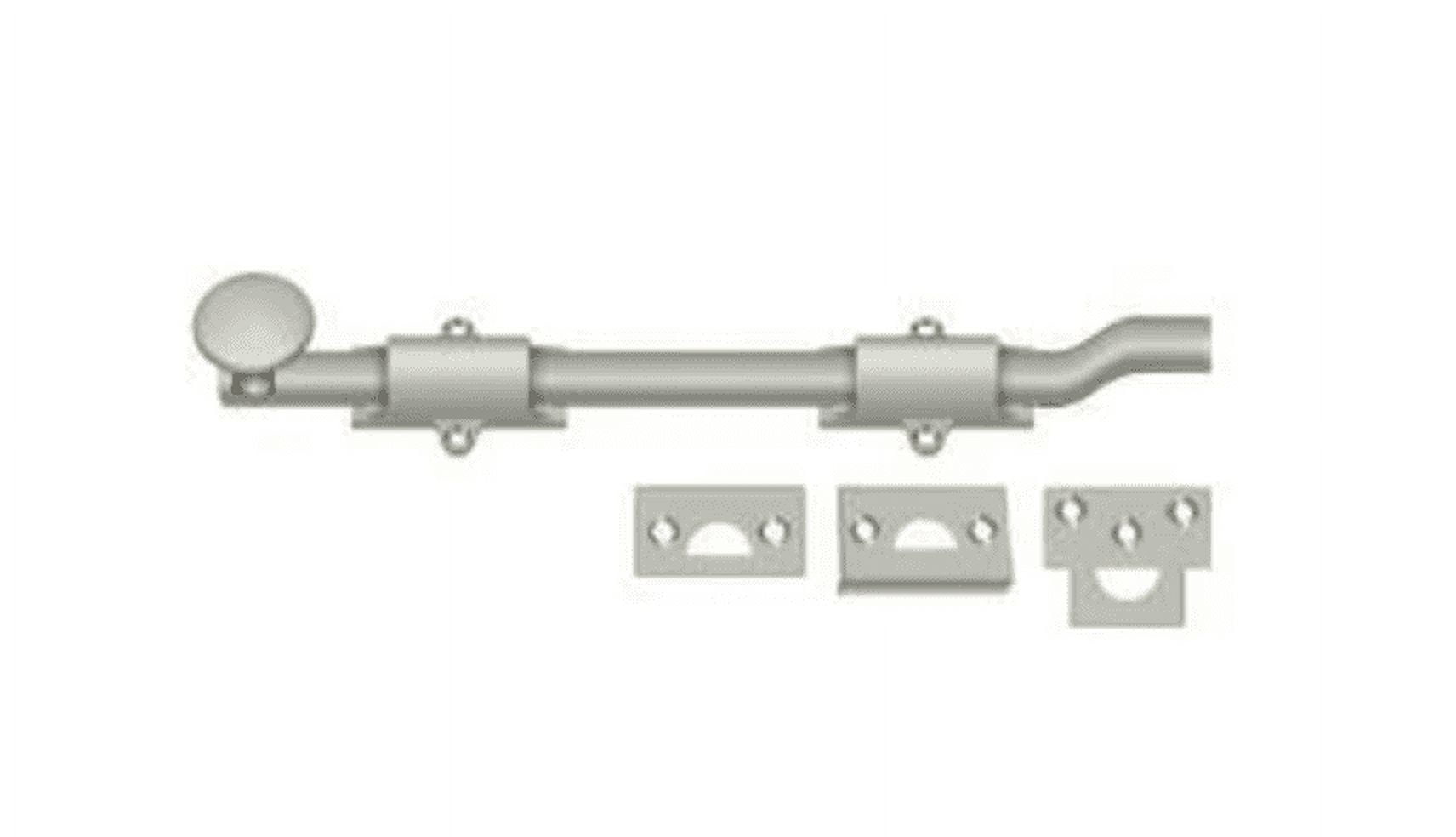 Surface Bolt With Off-Set, Heavy Duty Satin Nickel 10" - Walmart.com