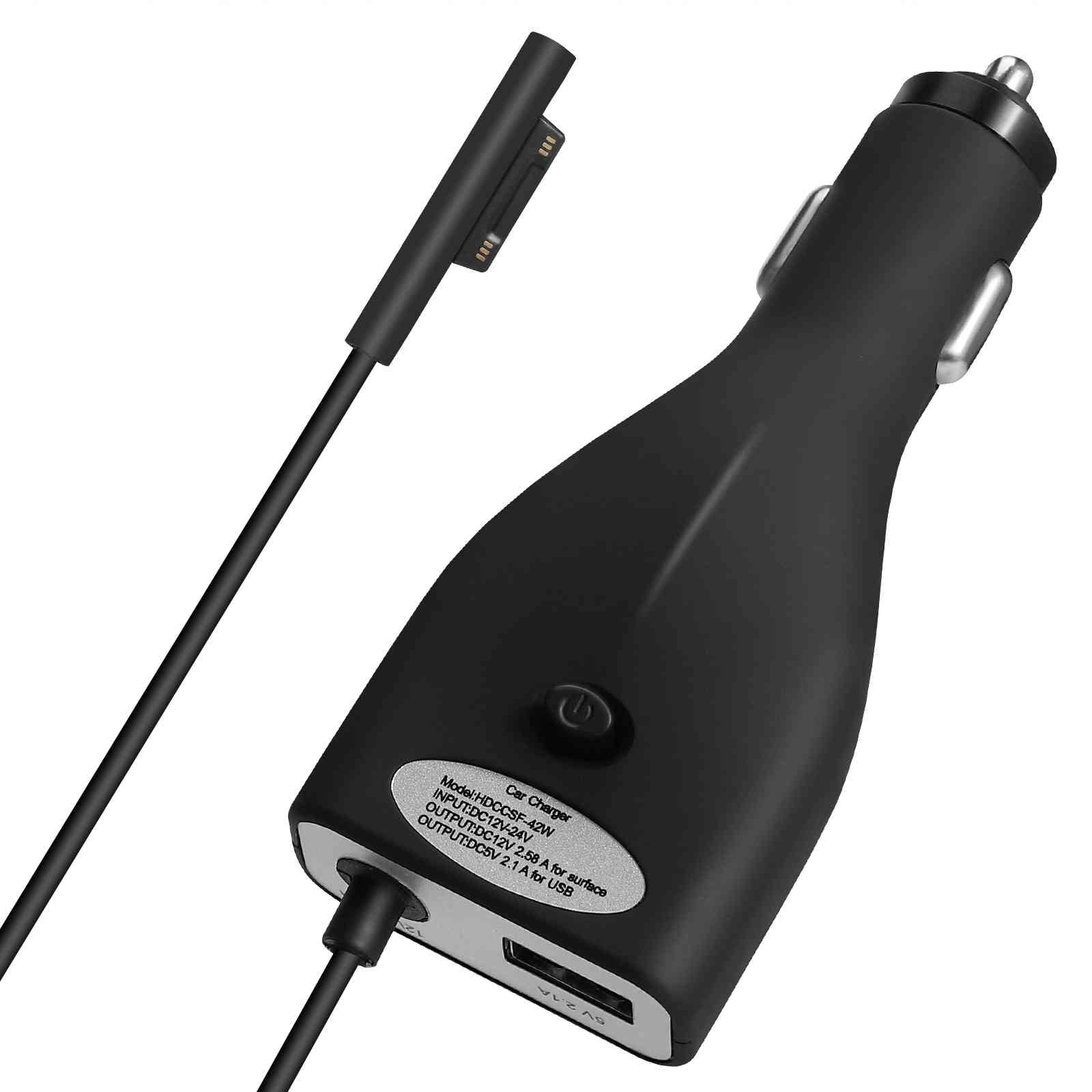 Surface Car Charger, 42W 12V 2.58A Power Supply Compatible with ...