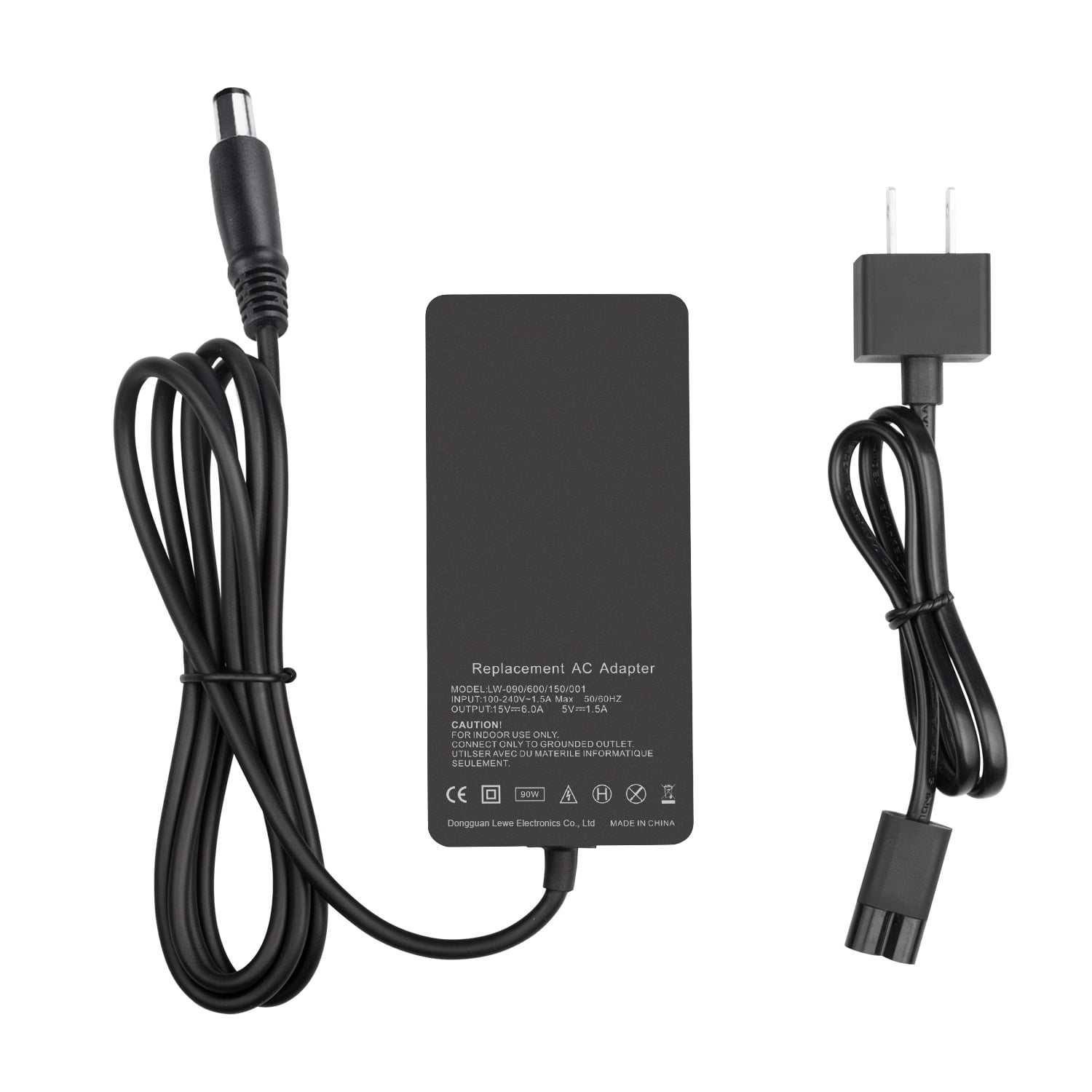 Surface Dock Charger,15V 6A 90W Ac Adapter Power Supply Battery Charger ...