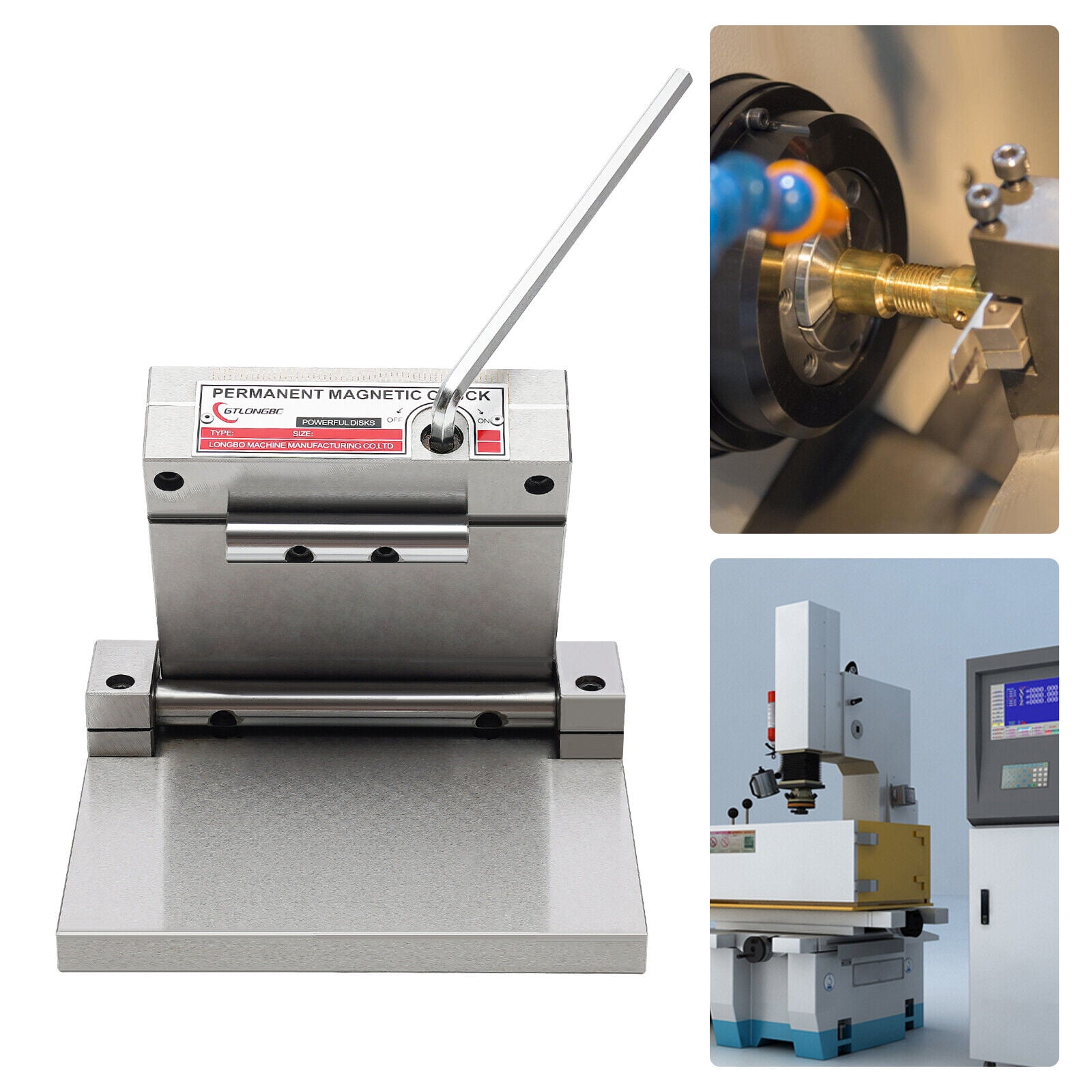 Surface Grinder Permanent Magnetic Chuck Fine Pole Powerful Magnetic ...
