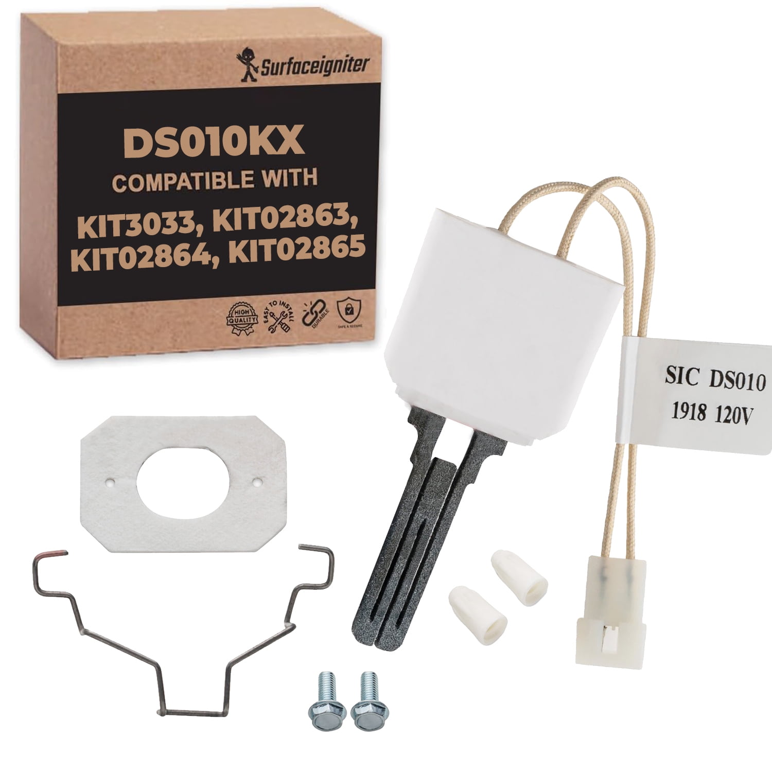 Surface Igniter DS010KX Trane HVAC Furnace Ignitor Replacement ...