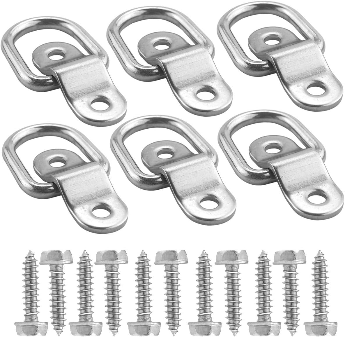Surface Mount D-Ring Tie Down Anchors, Galvanized Steel Cargo ...