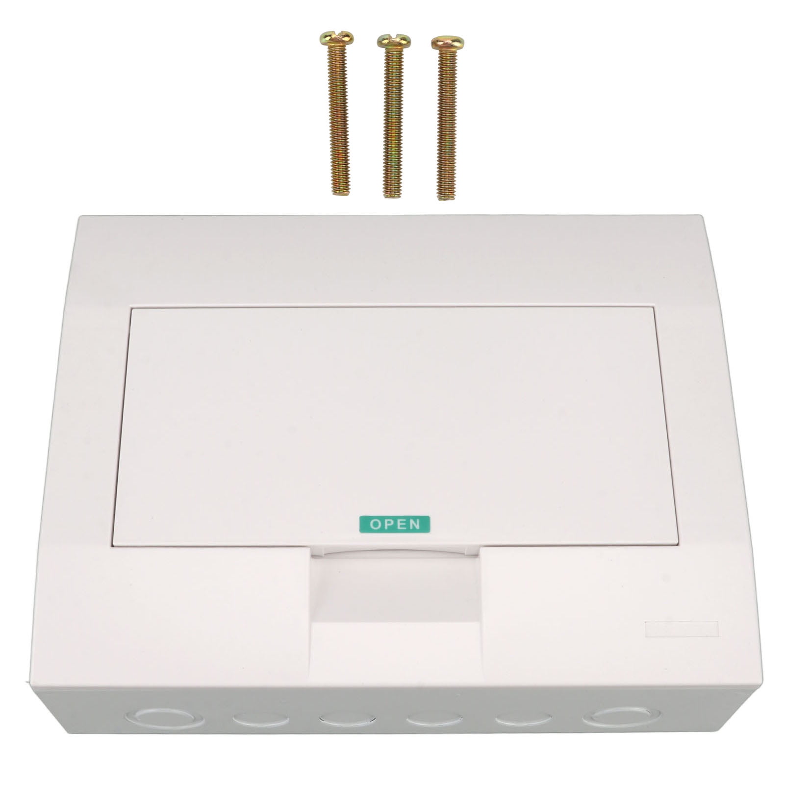 Cccanaooolceie Surface-Mounted 12-Outlet Power Distribution Box w/ DIN Rail Circuit Protection ...