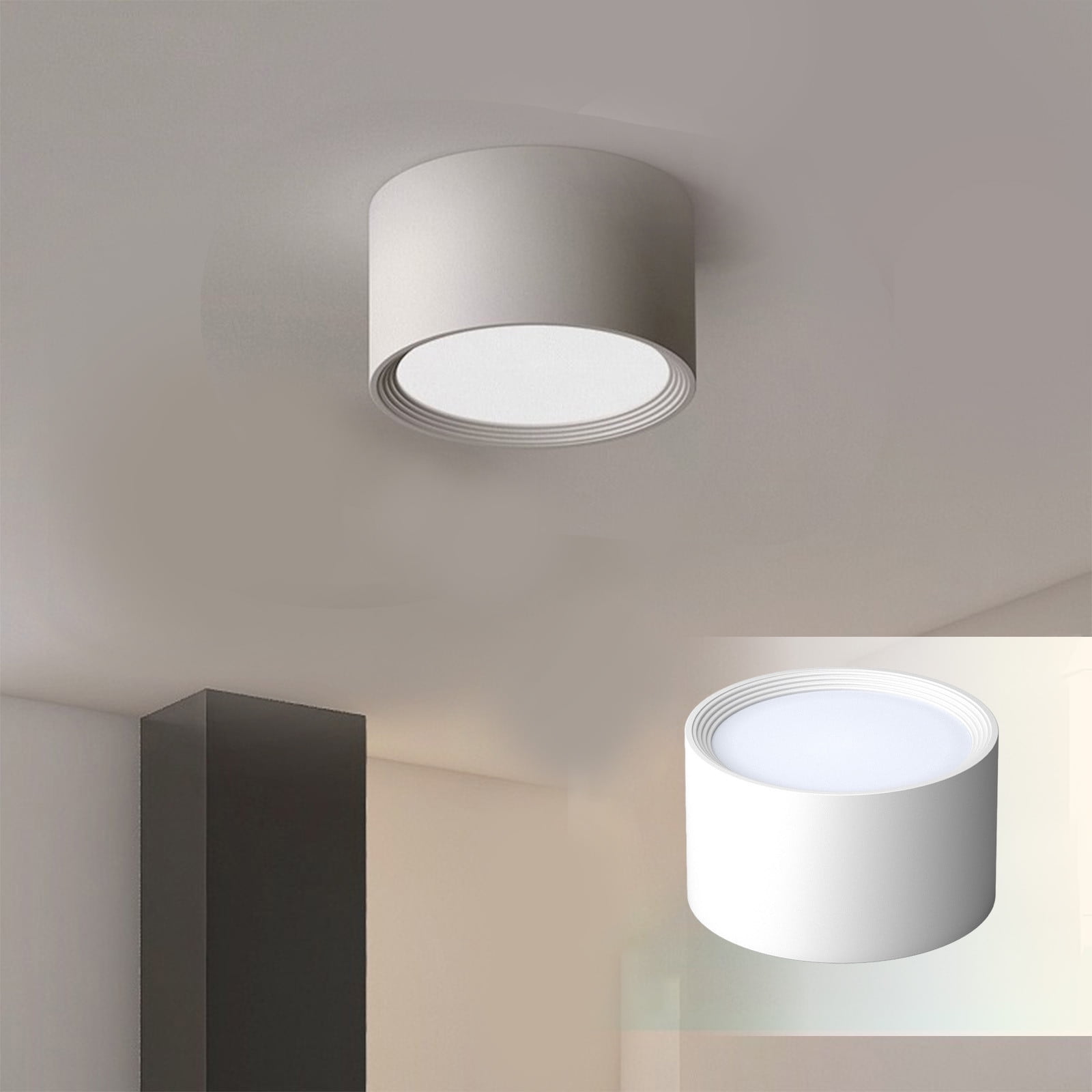 Surface Mounted Downlight Round Lamp Led Ceiling Living Room Bedroom ...