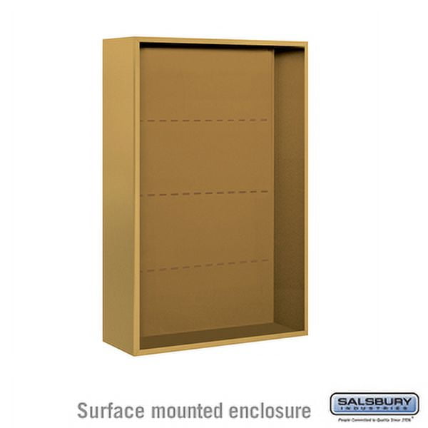 Surface Mounted Enclosure - for 3712 Double Column Unit - Gold ...