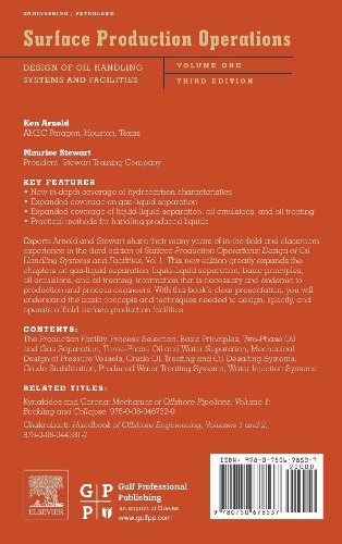 Pre-Owned Surface Production Operations: Design of Oil Handling Systems ...