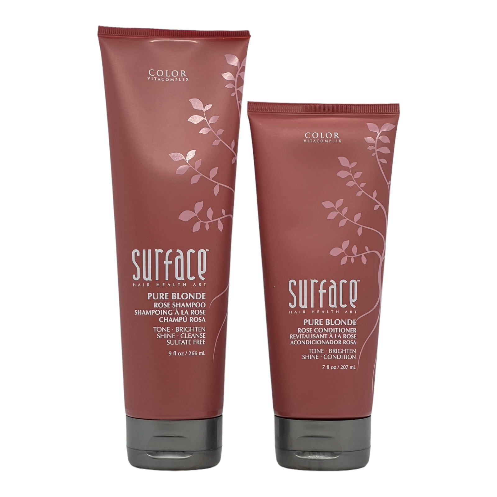 Surface Pure Blonde Rose Shampoo 9 Oz & Conditioner 7 Oz Set - Walmart.com
