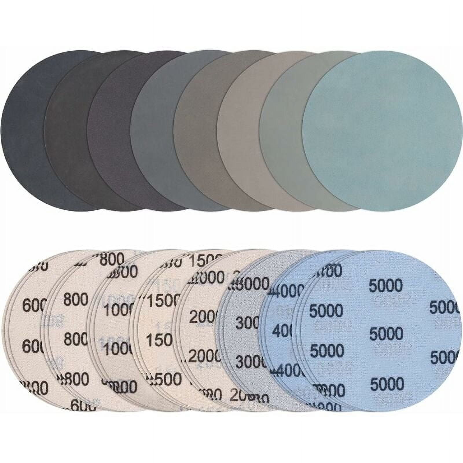 Surface Refinement, 24Pcs 125mm Orbital Sander Sandpaper, Heat ...