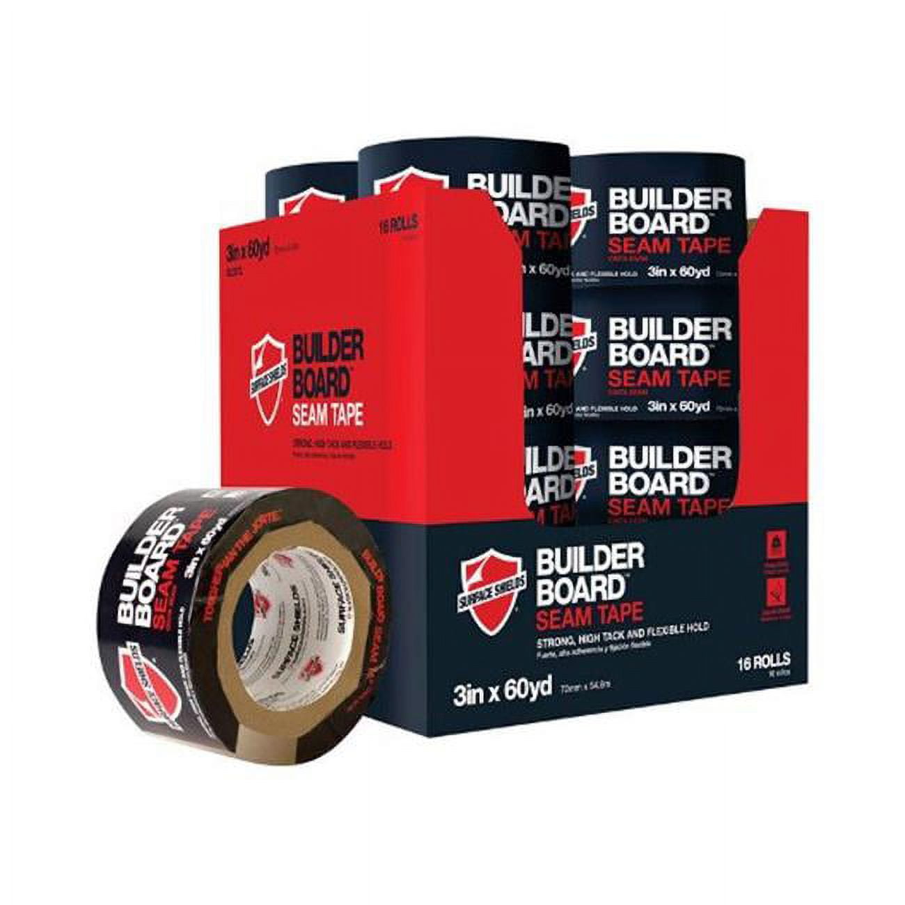 Surface Shields Builder Board Tape 3 in. W X 180 ft. L Tape Brown ...
