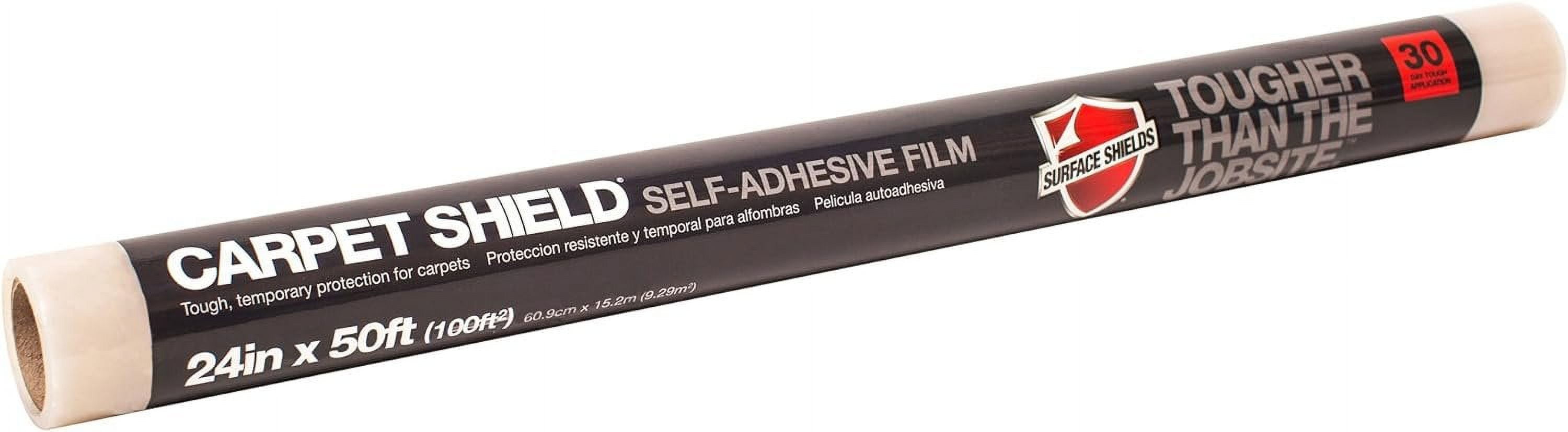 Surface Shields CS2450 Shield Protective Film for Carpeting, 24 Inch x ...