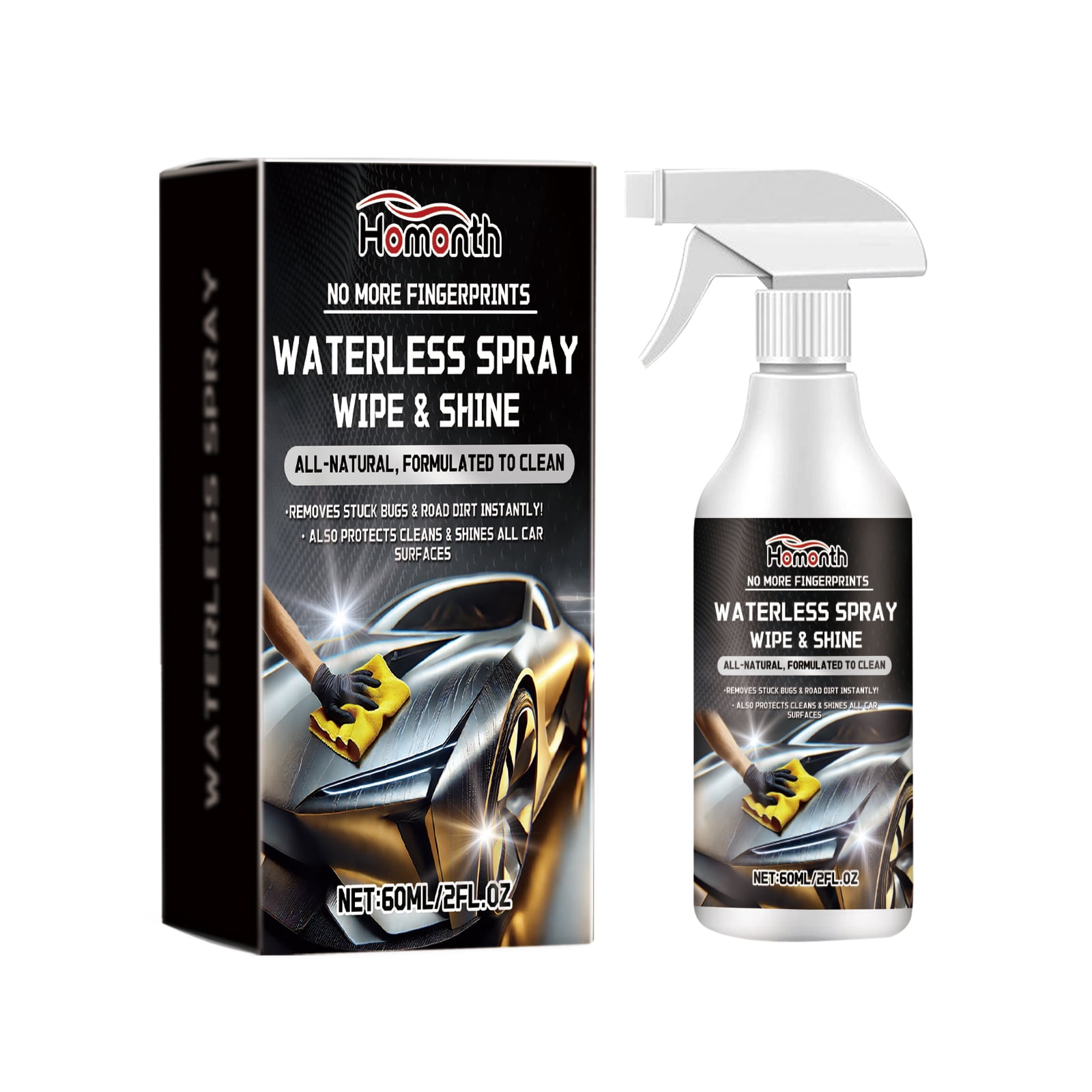 Surface Waterless Wash Cleaning Car Body Stain Restoration Shine ...