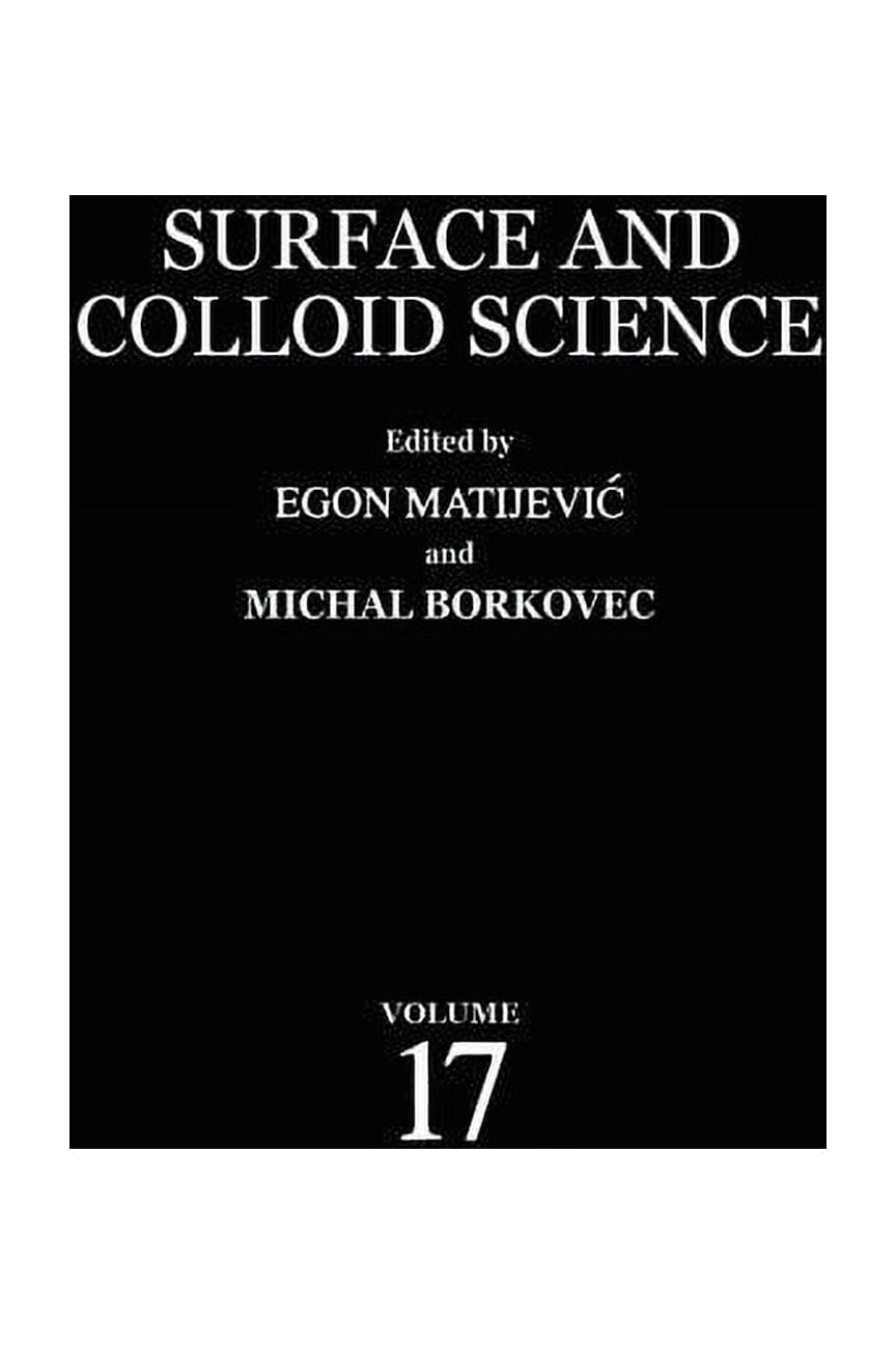 Surface and Colloid Science: Surface and Colloid Science (Paperback ...